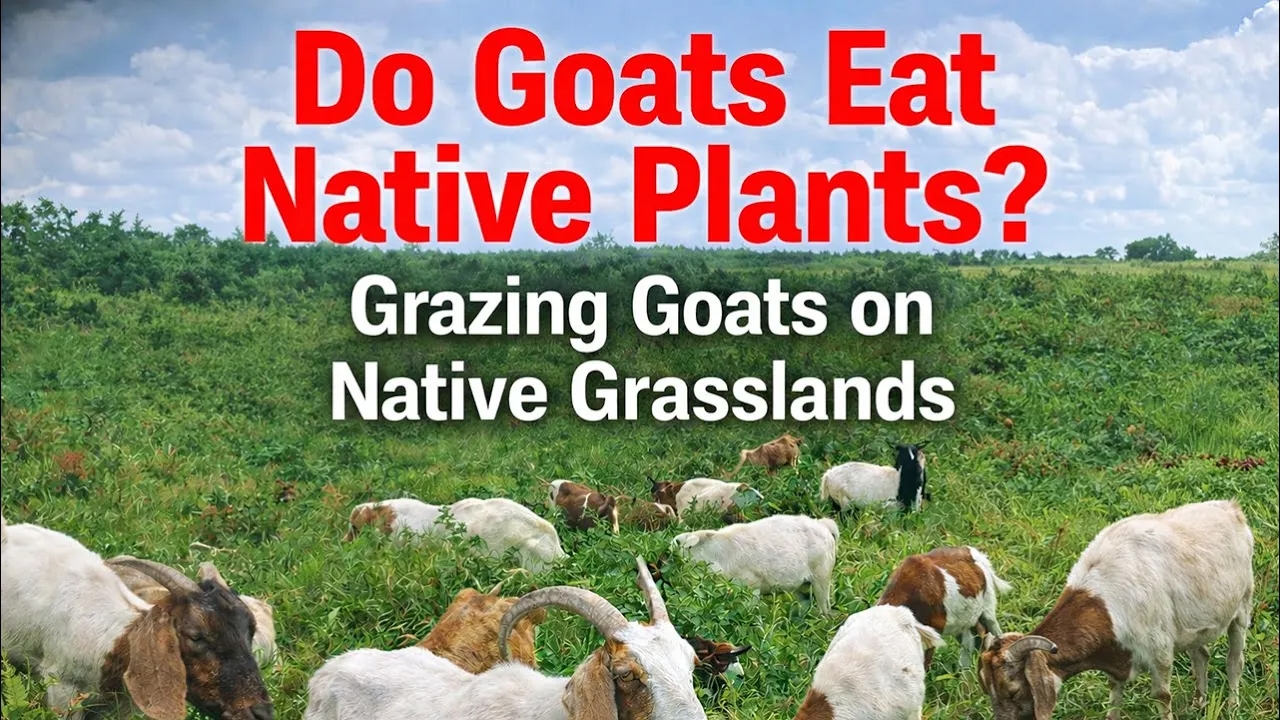 Do Goats Eat Native Plants? Grazing Goats on Native Grasslands ...